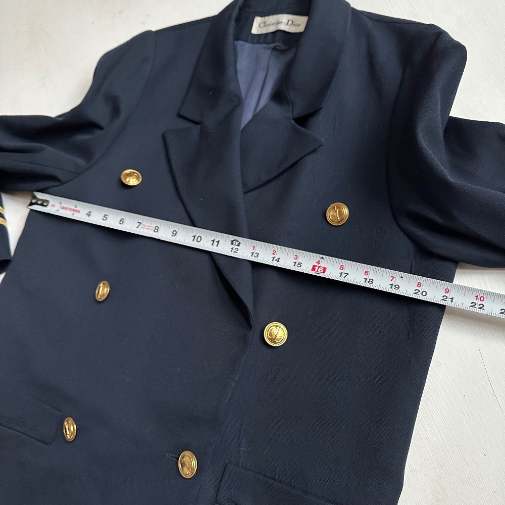 Rare Vintage Christian Dior Navy Blue Nautical Captai… - Gem
